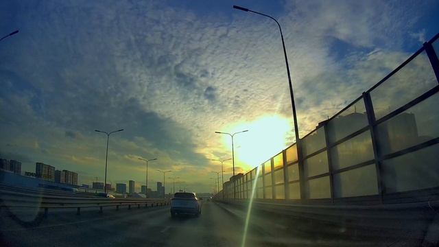 Улицы Тюмени осенью 2025 | Поездка до муз. школы на Федюнинского | Видео с видеорегистратора