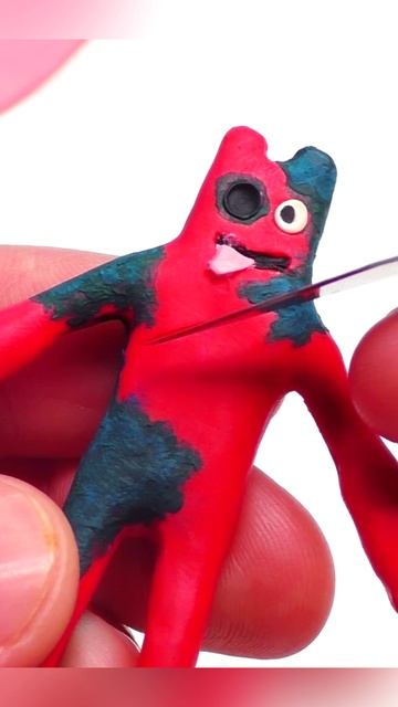 Лепим фигурку из пластилина Hurt Banban Garten of Banban 8