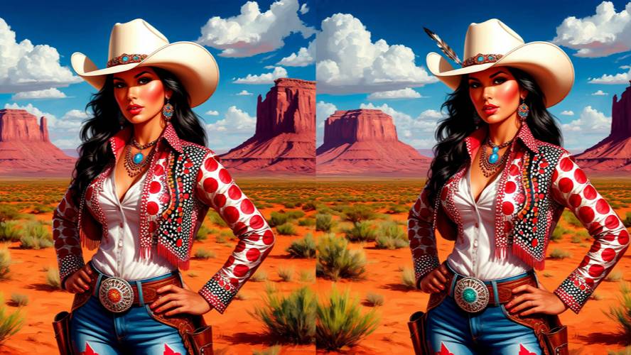 Тайны прерий: найти 5 отличий