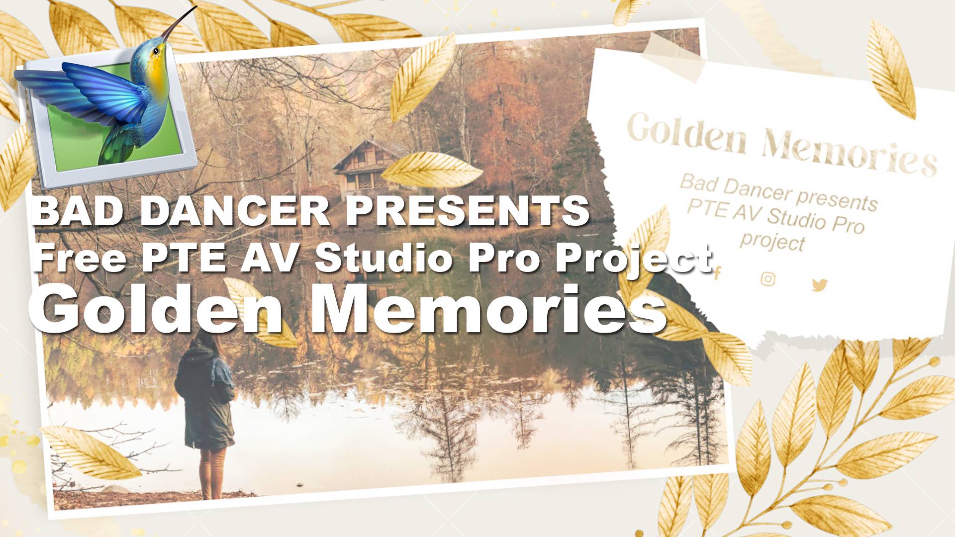 Free PTE AV Studio Pro project - Golden Memories ID 06112025