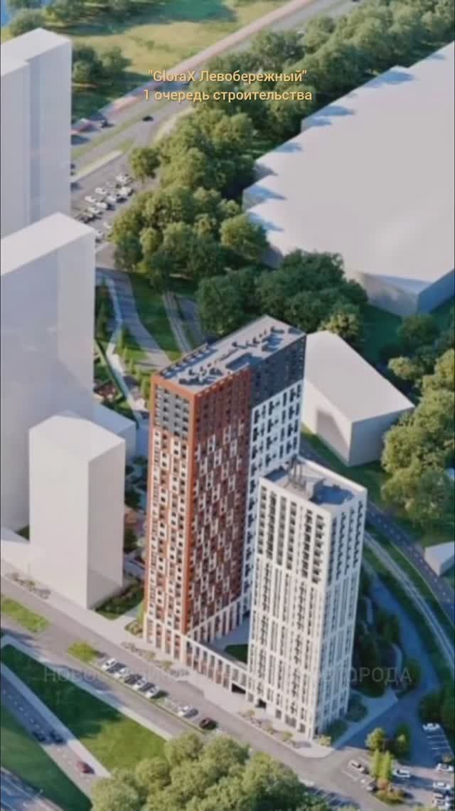 В 1 очереди ЖК "Glorax Левобережный" забиты первые сваи // Ленинский р-он // Октябрь 2025