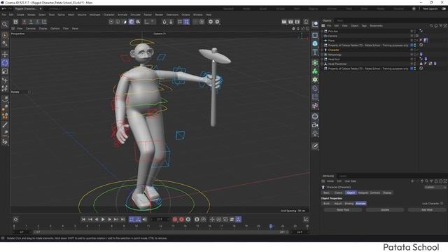 Lesson 05 Left Arm with axe