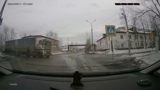 ДТП Фура раздавила человека на пешеходном переходе