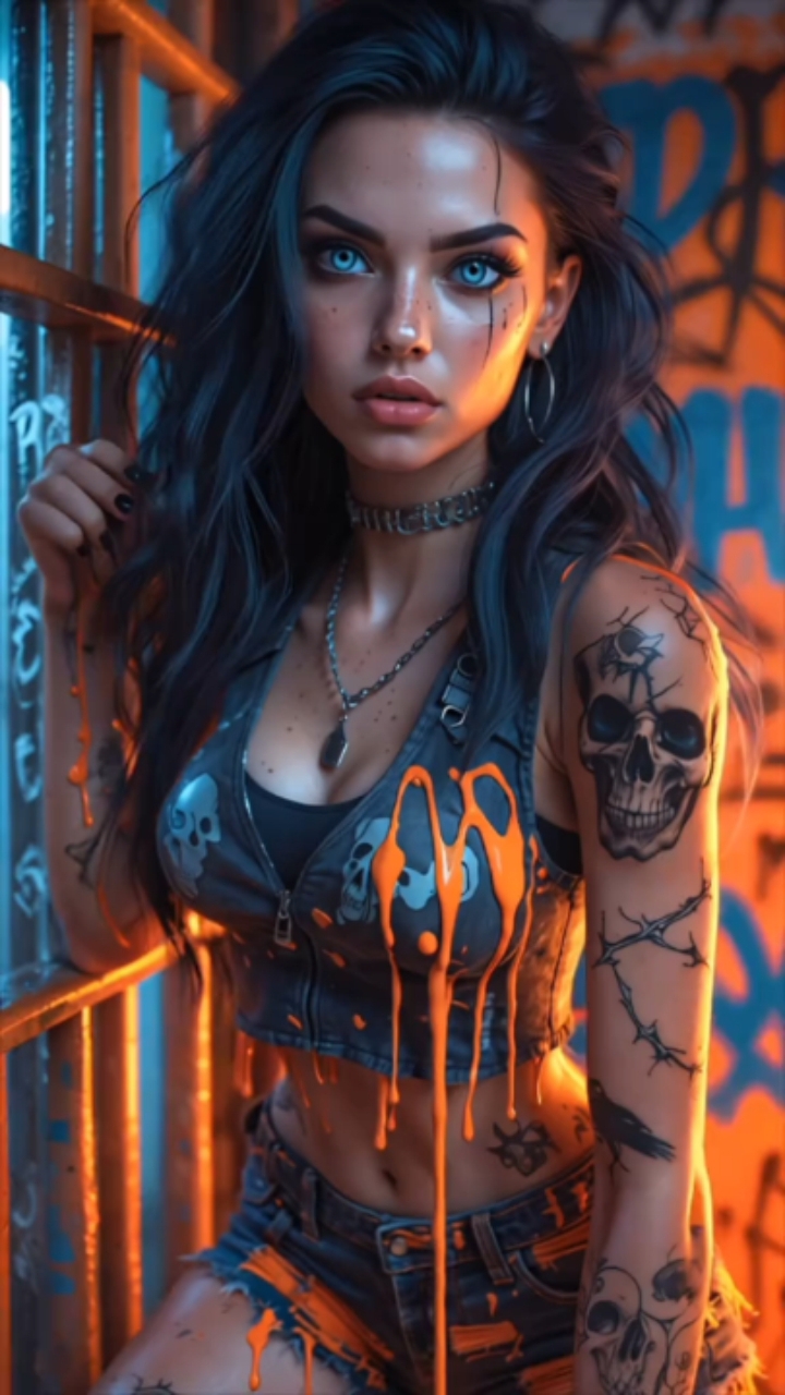 Девушка из нейросети улыбается...