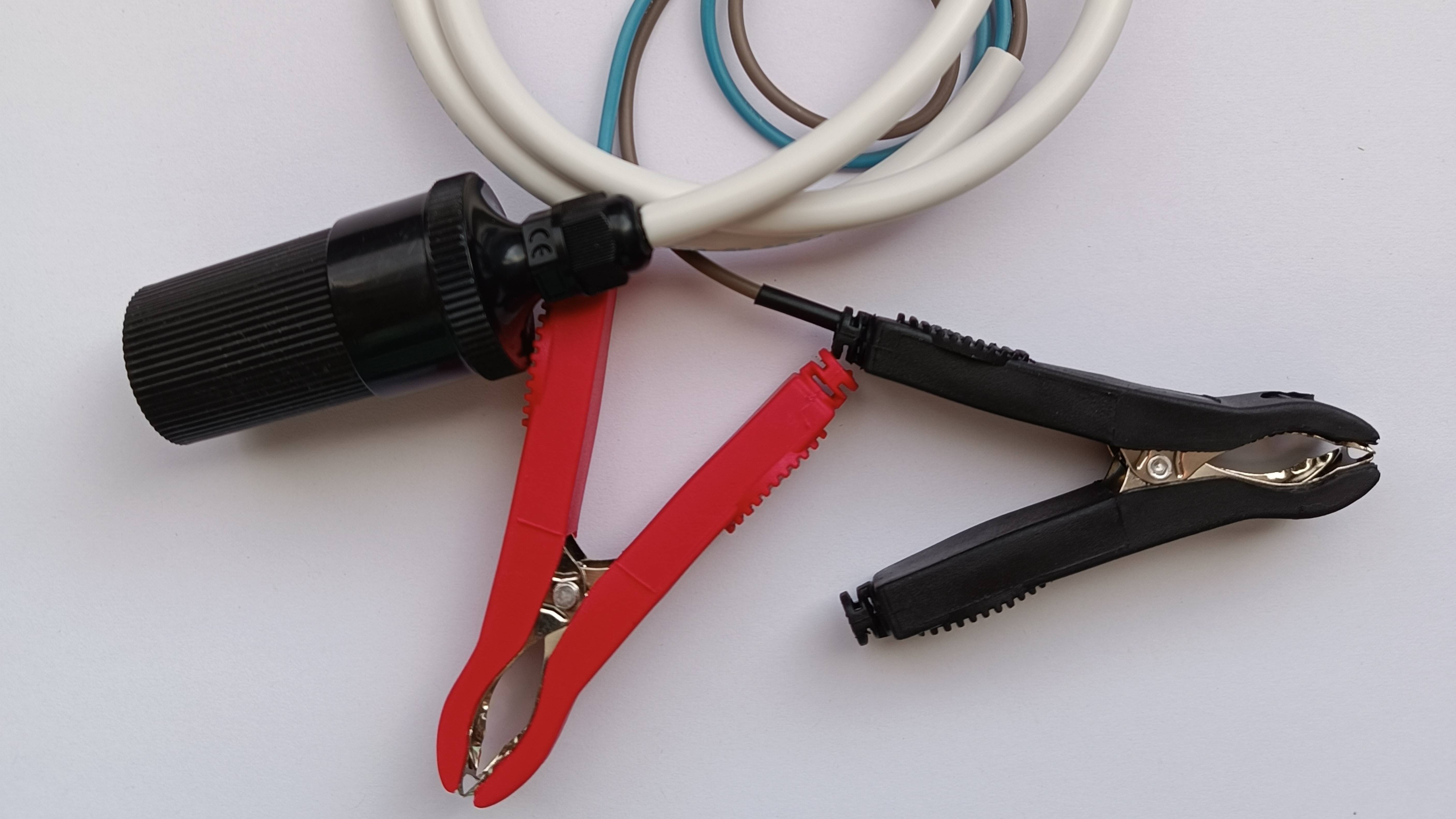 Удлинитель прикуривателя на медном кабеле Лар Авто от аккумулятора  1 метр