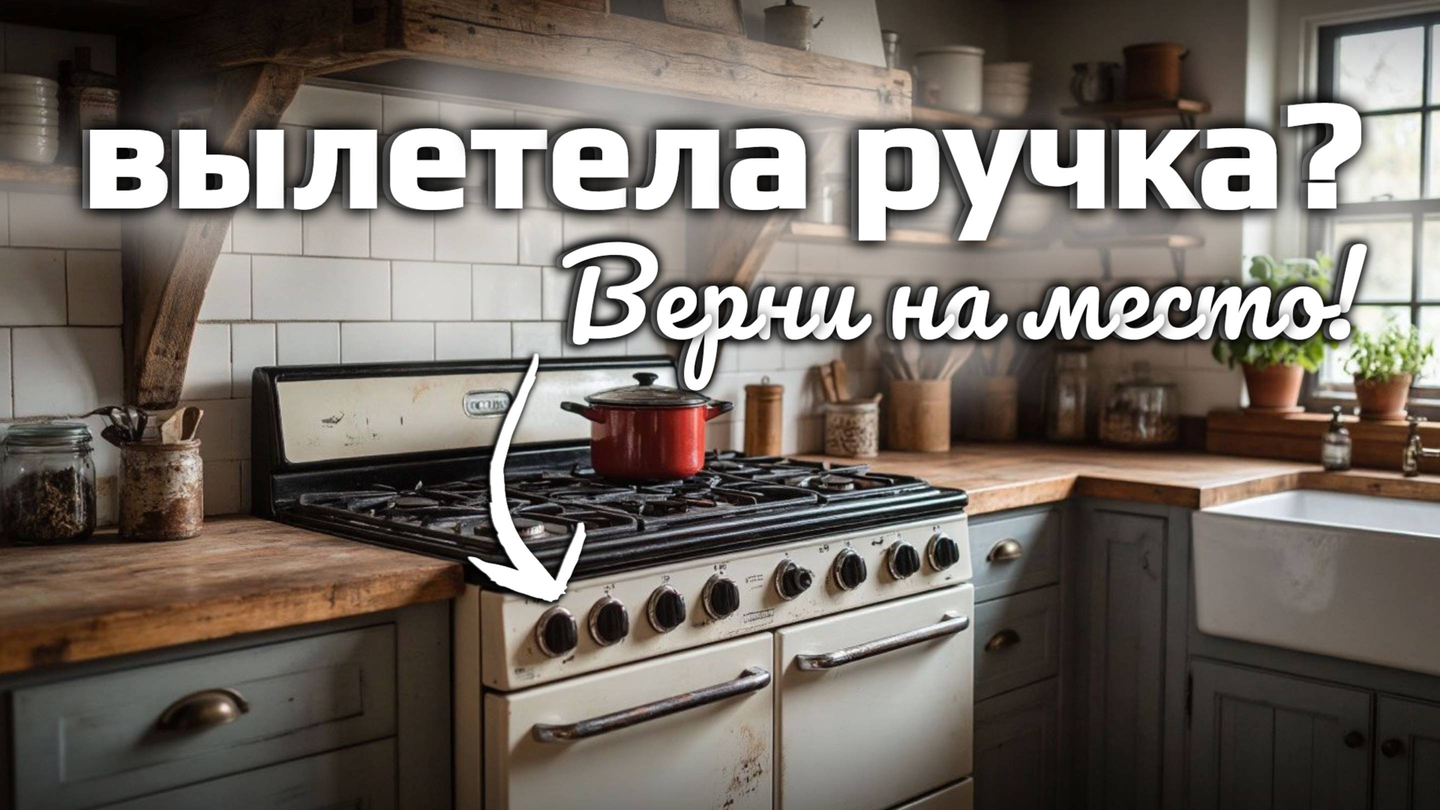 Выпала ручка регулировки температуры плиты? Восстанавливаем за 5 минут