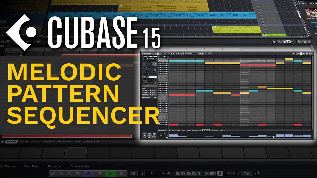 Cubase 15: Pattern Sequencer | Make Melodies