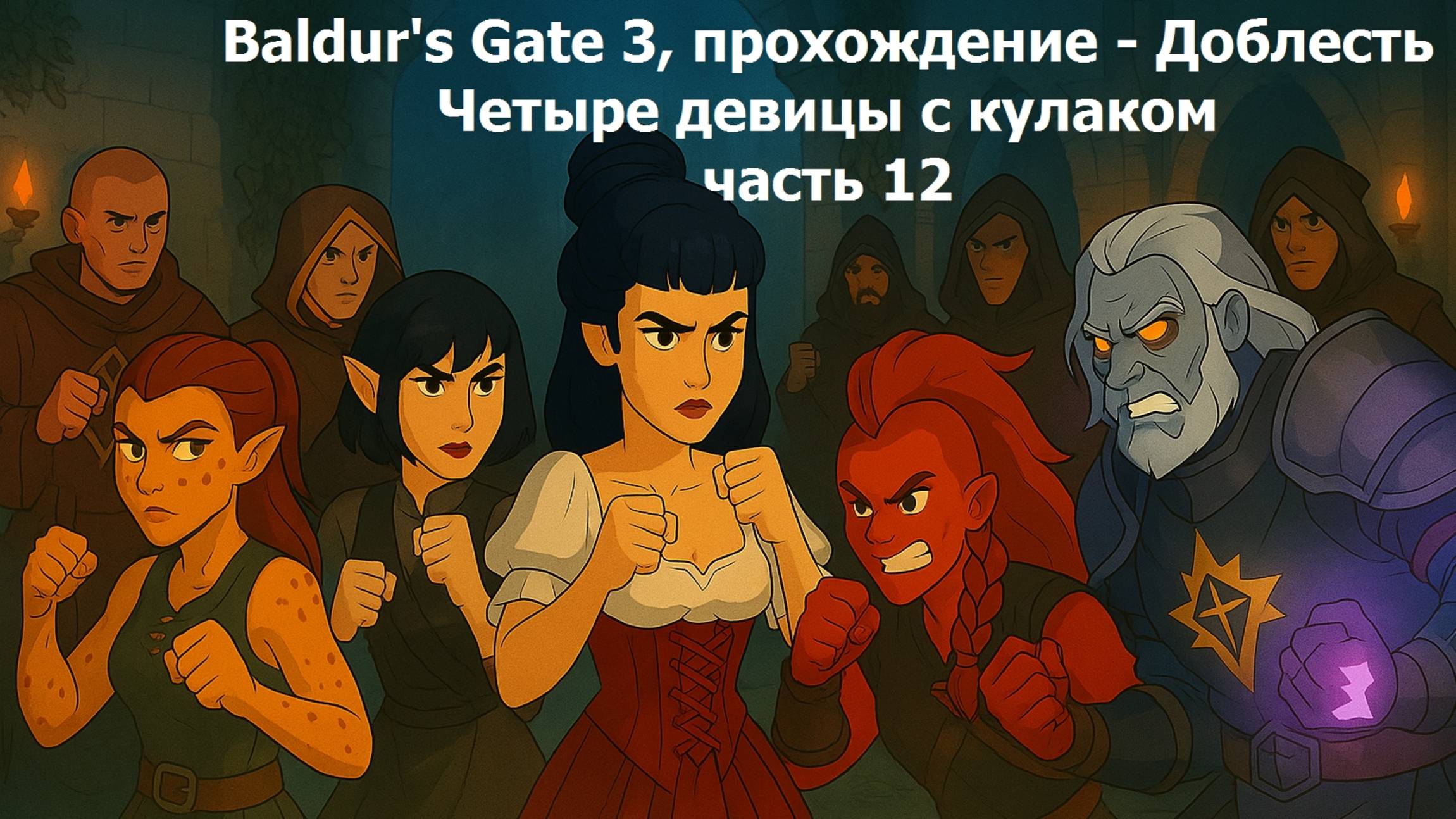 Baldur's Gate 3, прохождение - Доблесть. Четыре девицы с кулаком, часть 12