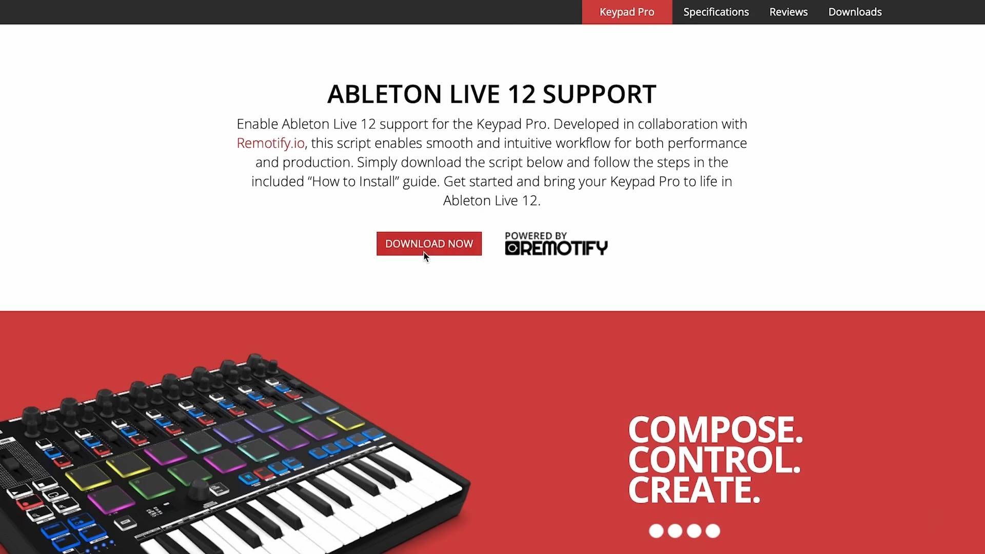 Reloop Keypad Pro x Ableton Live 12: How to Install Script