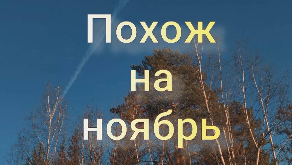 Похож на ноябрь. Стихи, монтаж и генерация звука в ИИ - Е.Доставалов