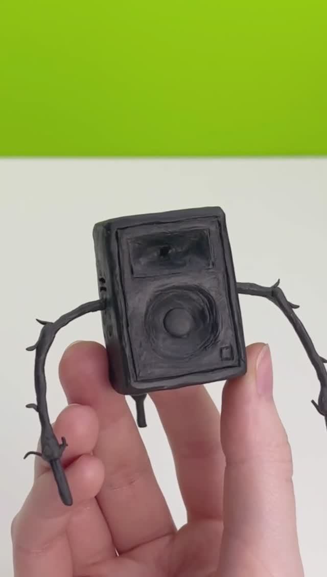 Страйдер Спикер или Ходячий Динамик с канала ютубера DaFuq!?Boom! ► ИЗИ Лепка #shorts