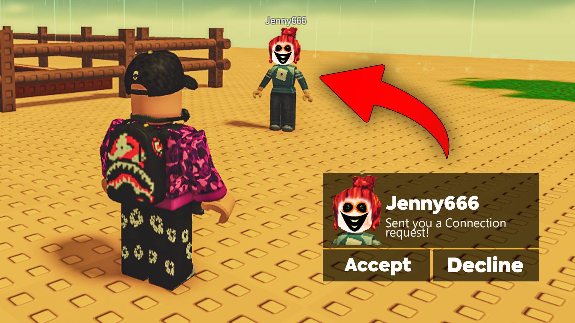 Роблокс НИКОГДА Не ДОБАВЛЯЙ Этого Игрока в ДРУЗЬЯ…