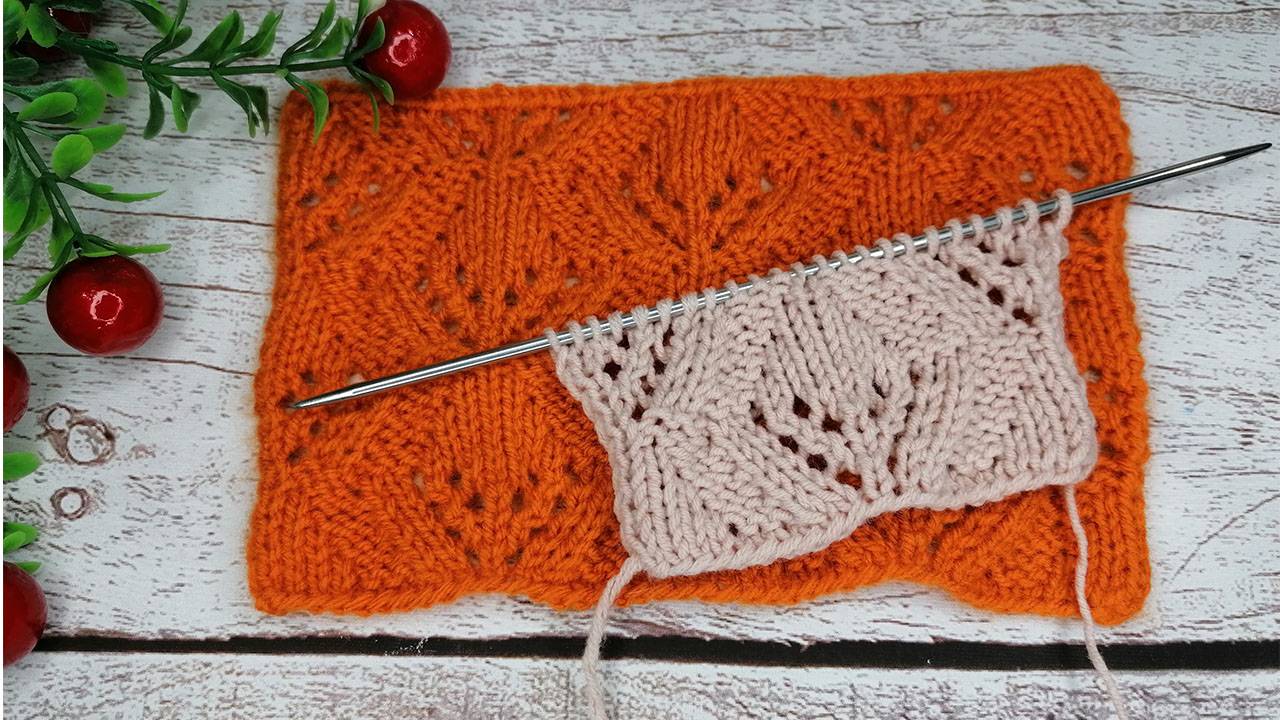 82// Ажурные листочки для летних кофточек