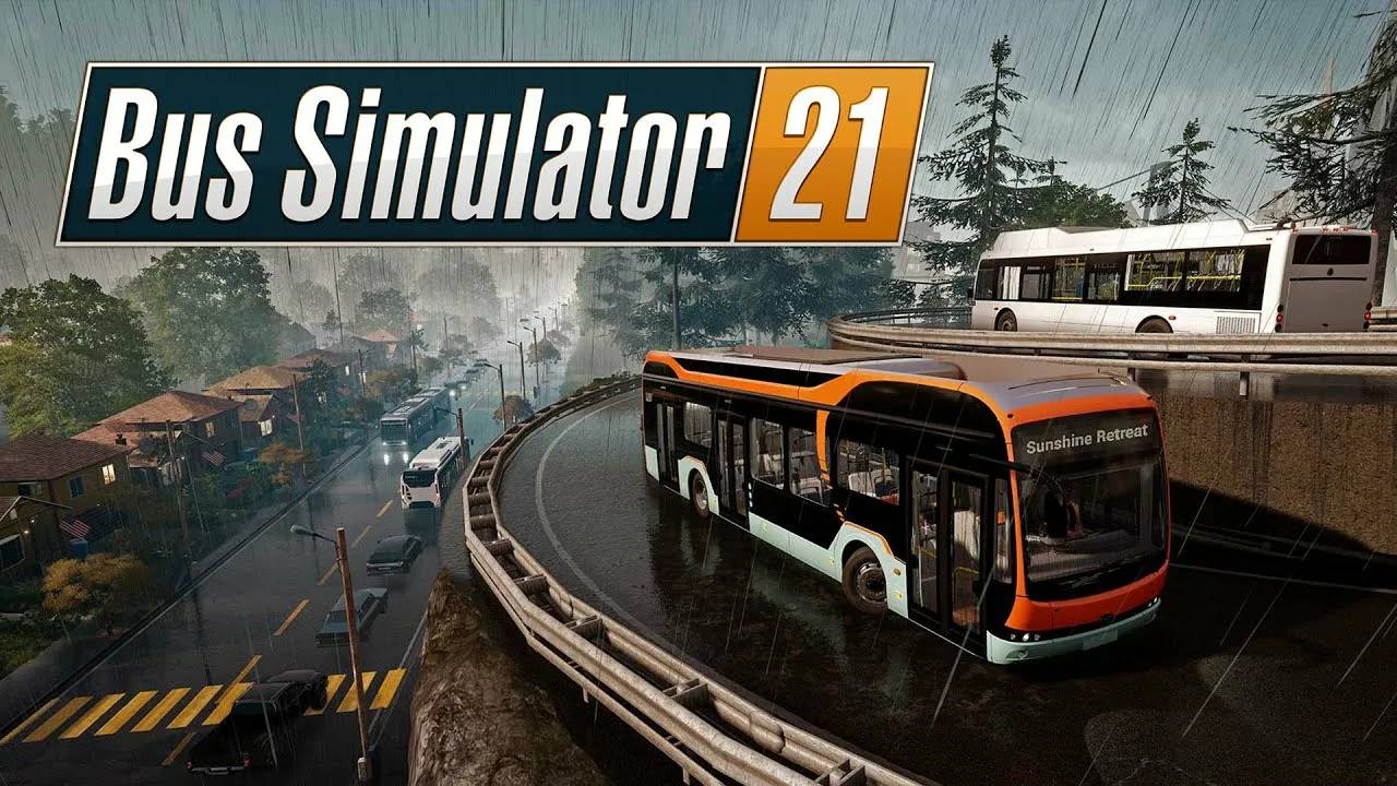 Идем и покупаем автобус и красим и перевозим пассажиров в игре Bus Simulator 21