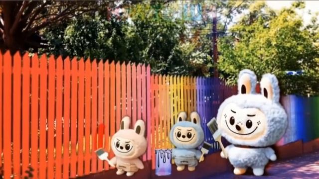 Семья Лабубу на отдыхе за городом. Мультик для детей с задержкой развития речи.