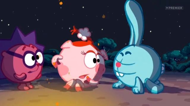 Смешарики Переозвучка 17 серия Страшилка для Нюши 1 часть