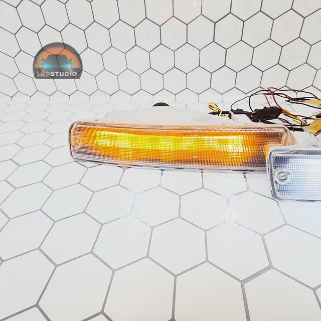 Toyota Land Cruiser 80 дневные ходовые огни. Тойота ланд крузер 80 подфарники - ДХО.