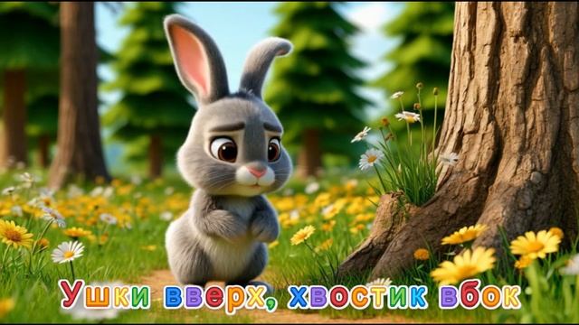 Зайчик Трусь (Караоке) - Детская песенка  для малышей