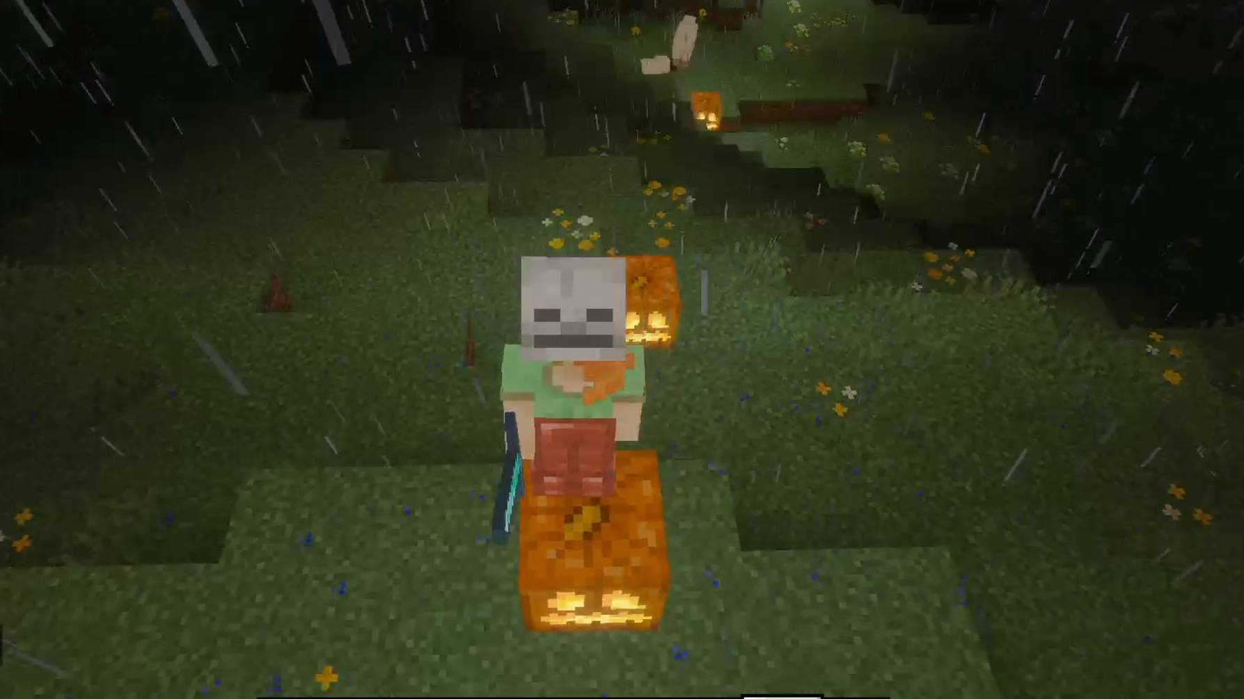 Minecraft. 5 день. Интересно, куда ведут эти тыквы!? #Minecraft#Тыквы#Путь#RUTUBE