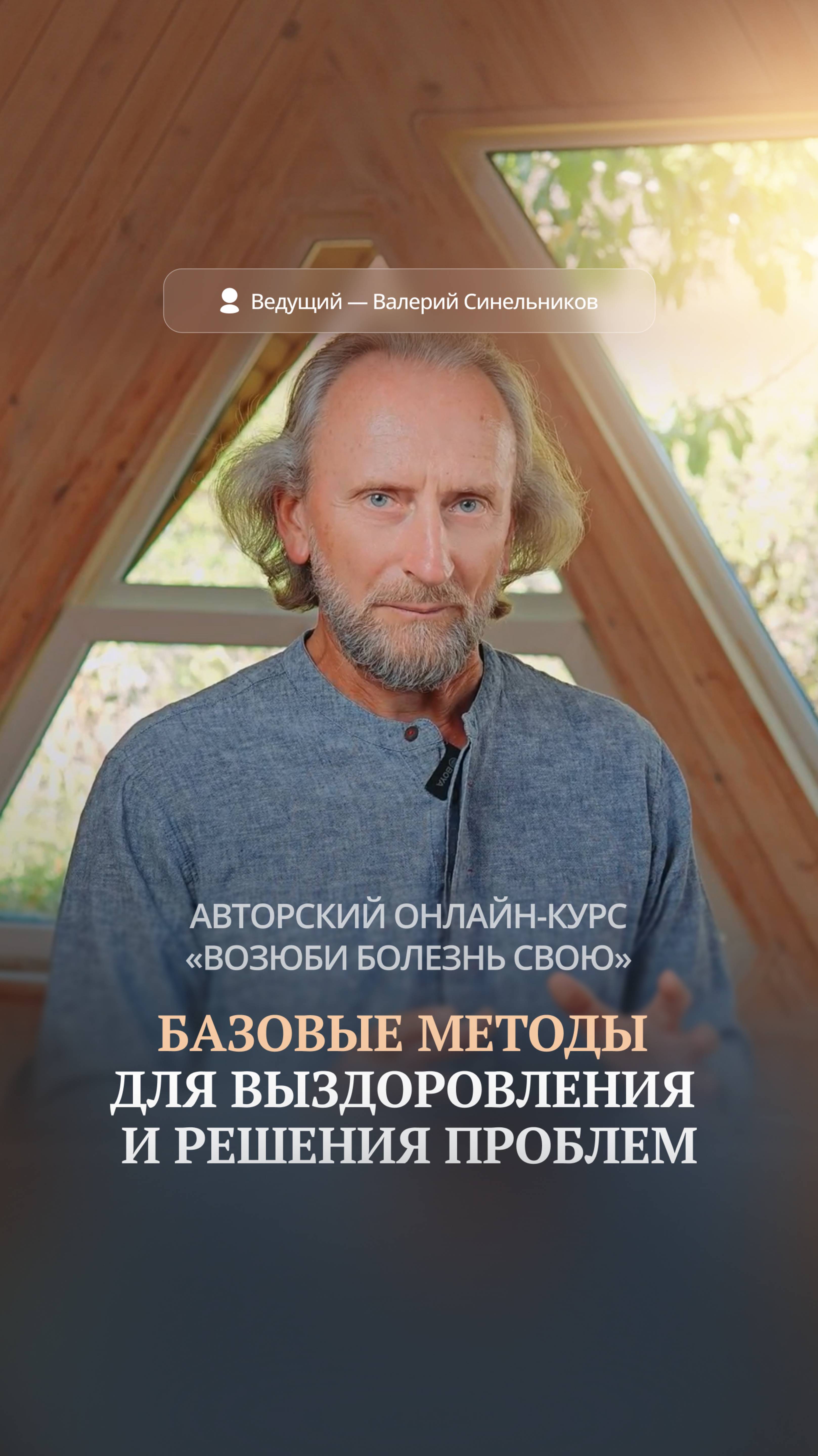 Базовые методы для выздоровления и достижения целей | Доктор Валерий Синельников