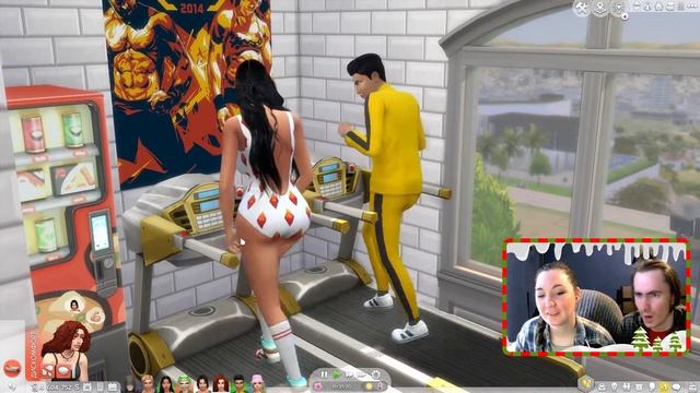 "Кто пройдёт в полуфинал?! " - "Похудейка" в Sims4 - День 11
