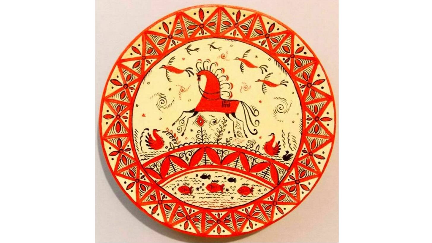 ВЕЛИКИЕ РУССКИЕ МАСТЕРА. НАРОДНОЙ МЕЗЕНСКОЙ РОСПИСИ