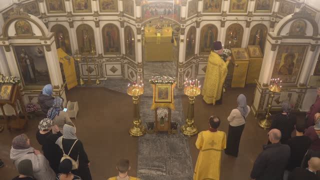 Запись трансляции 8 ноября 17:00. Всенощное бдение