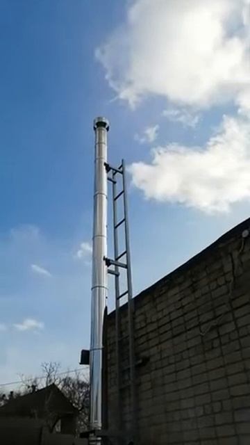 Дым из трубы котла Хайтстехник. А Дыма НЕТ!!!