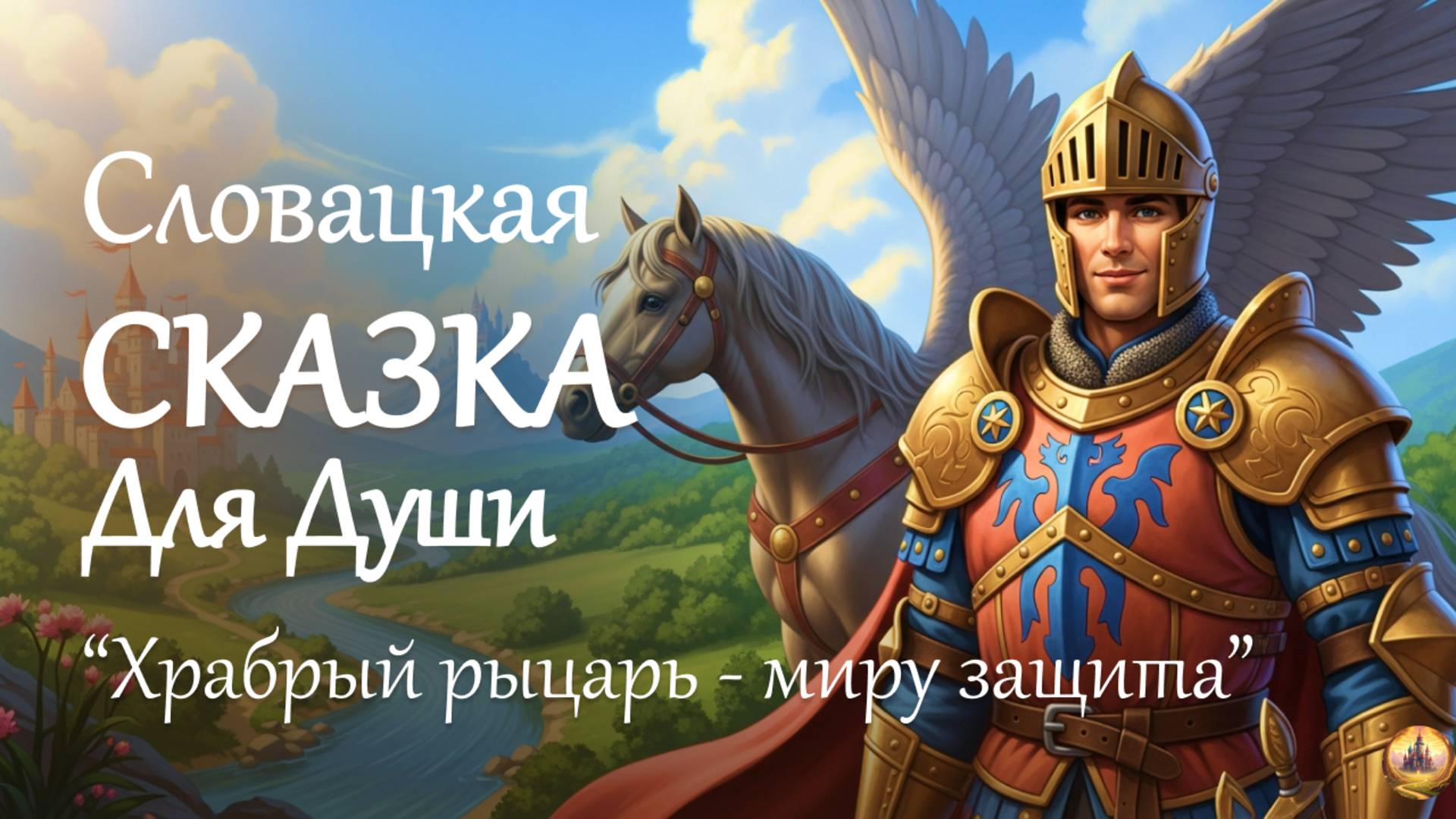 😴Словацкая СКАЗКА НА НОЧЬ "Храбрый рыцарь - миру защита" 😴 История на ночь и шум моря для сна