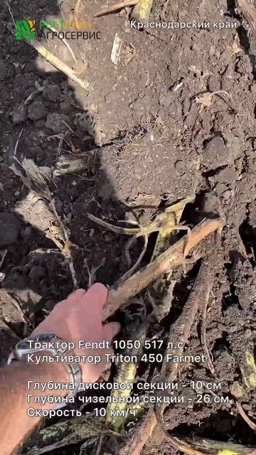 Мощь и эффективность на полях Кубани: тритон Farmet и Fendt 1050 | #shorts