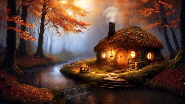 Осенний домик - Расслабляющая музыка для сна, фоновая музыка с атмосферой осени