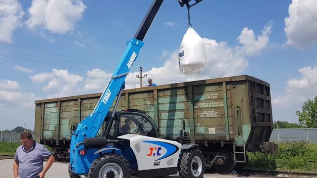 Демо показ работы телескопа JHC - лучший китайский погрузчик!