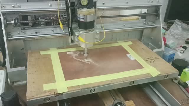 Фрезеровка дорожек...