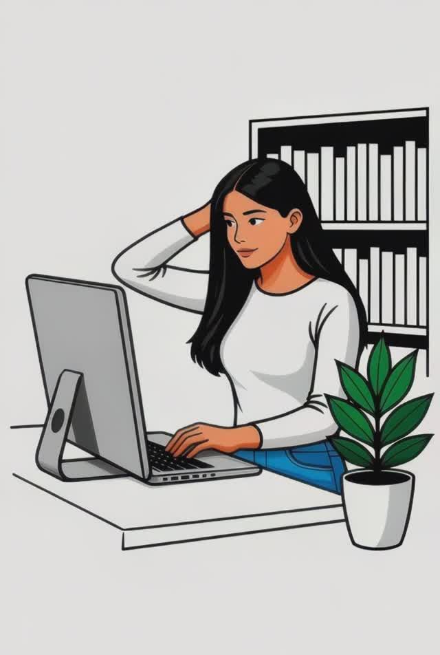 Девушки за ноутом: что скрывают 30 секунд анимации 😏💻 (Ты удивишься!).