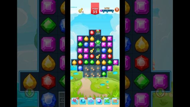 Jewel Legend 83 и 84 уровень три в ряд