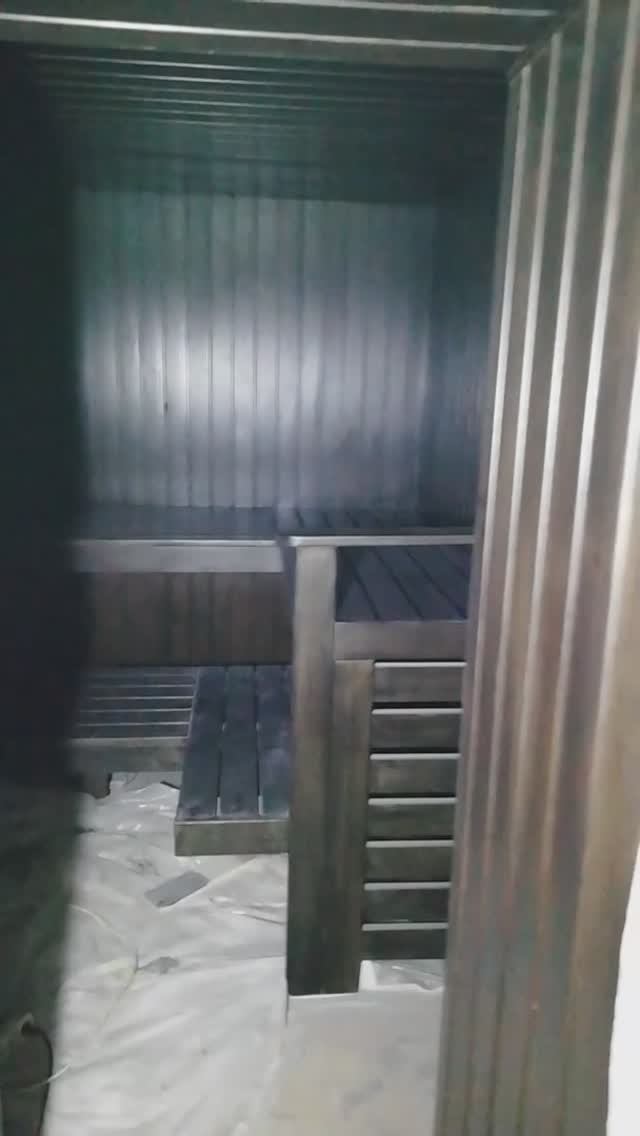 вот и покрасил сауну