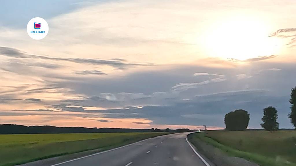 Трасса от поворота к селу Филиппово. Новосибирская область