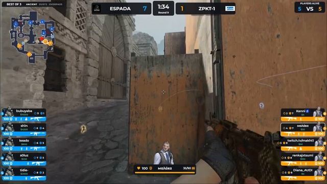 TOP 8 ESPADA vs ZPKT-1 2025 Турнир ТЭК от GDUgame