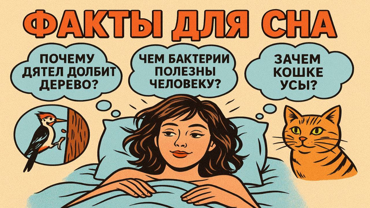 Ответы на вопросы перед сном: интересные факты о животных, чтобы быстро уснуть