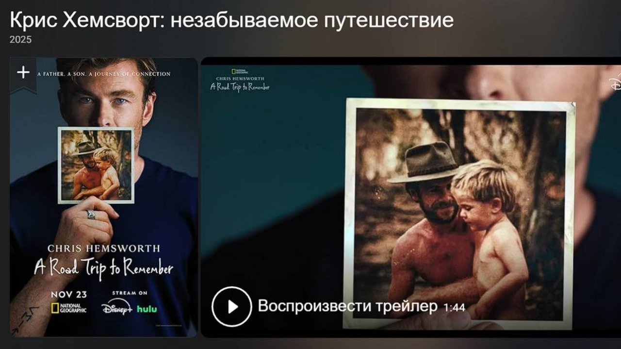 Крис Хемсворт: Незабываемое Путешествие (2025) — Документальный Фильм о Силе Родственных Связей!