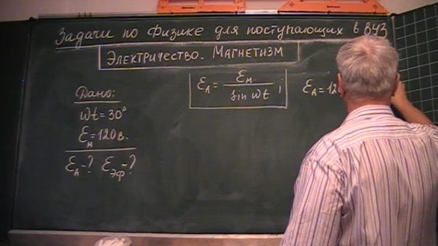 Амплитудная и эффективная ЭДС