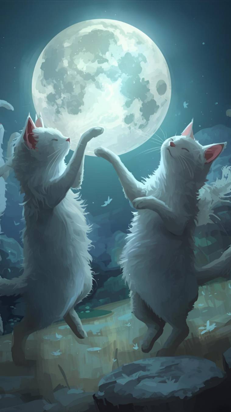 Улица лунных кошек