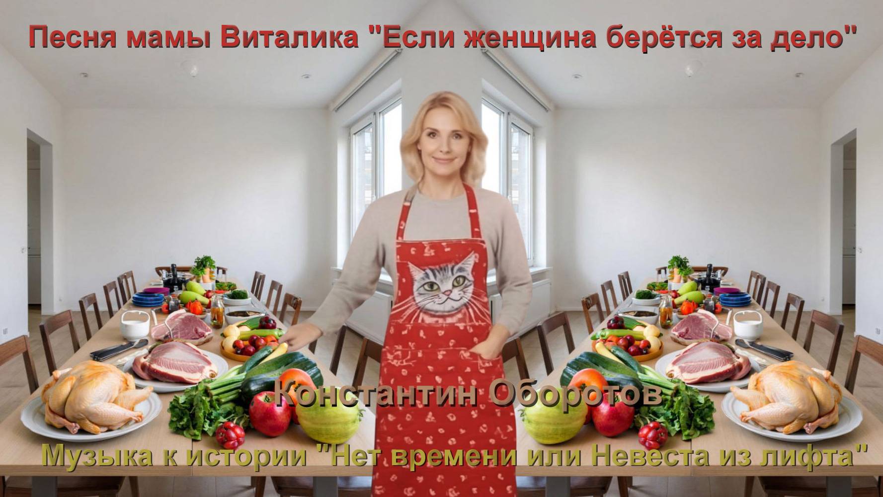 042. Альбом "Невеста из лифта". Песня 3 из 5 "Если женщина берётся за дело". Константин Оборотов.