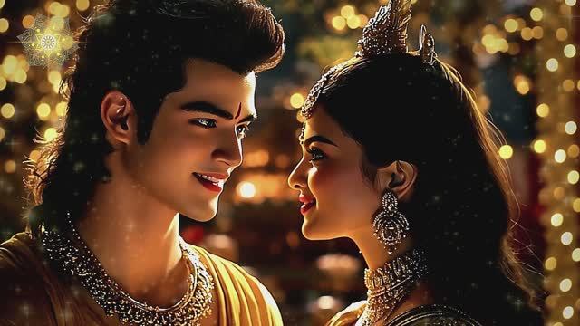 🕉️ РАМАЯНА ЗА 5 МИНУТ: AI-МЕДИТАЦИЯ! Мантра Ram Siya Ram для Внутреннего Мира и Силы! 🌟🙏