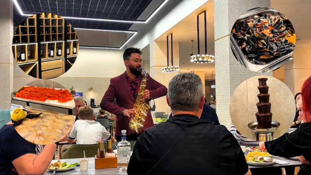 Еда в отеле Зенит Спа 5* в Анапе. Zenith Resort Hotel & SPA Ultra All inclusive 5*.