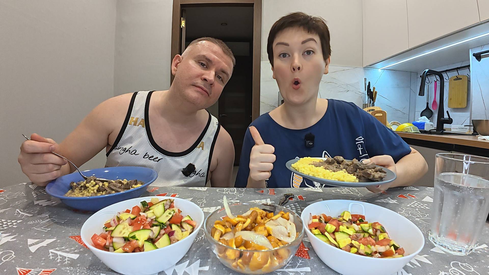 Мукбанг устроила ЧИТ МИЛЛ с РАЗРЕШЕНИЯ Вована) Обсудили последние ПИКАНТНЫЕ новости! Семейный ужин