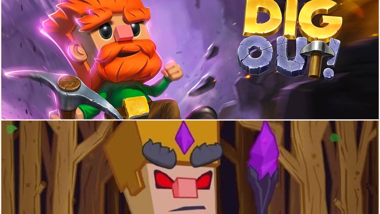 ЗЛОЙ колдун👹 ПОВЕРЖЕН🐱🐉/"Dig Out"/видеоигра🐱🐉