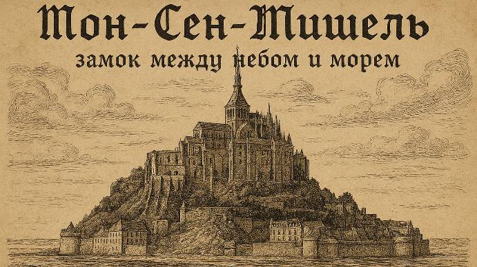 Мон-Сен-Мишель — замок между небом и морем