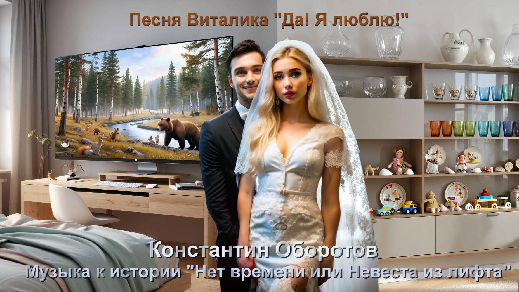 043. Альбом "Невеста из лифта". Песня 4 из 5 "Да! Я люблю!". Константин Оборотов.