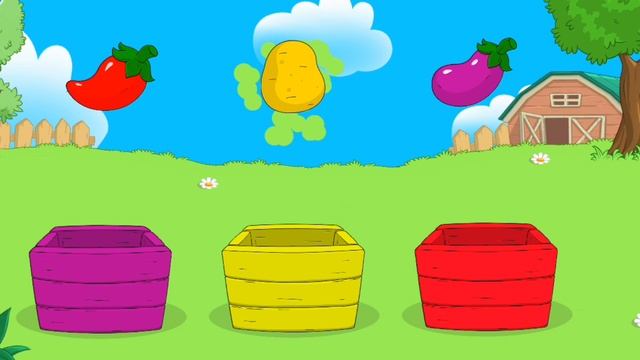 Мультик для детей. Изучение цветов. Развивающий мультик.